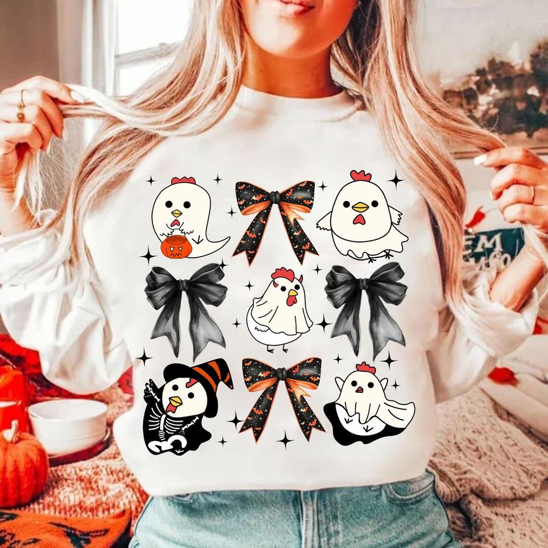 Halloween Chicken Png,ghost Chickens Png,halloween Png,spooky Farm Png ...