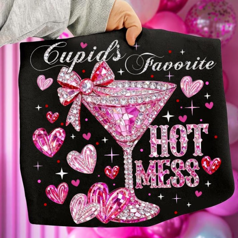 Cocktail Glass Rhinestone - Etsy