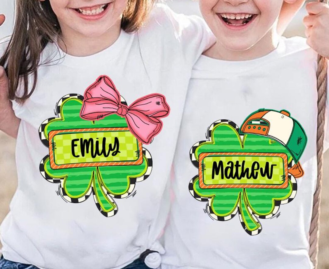 Cool/ Cute Shamrock With Name Plate PNG, Shamrock in Backwards Hat ...