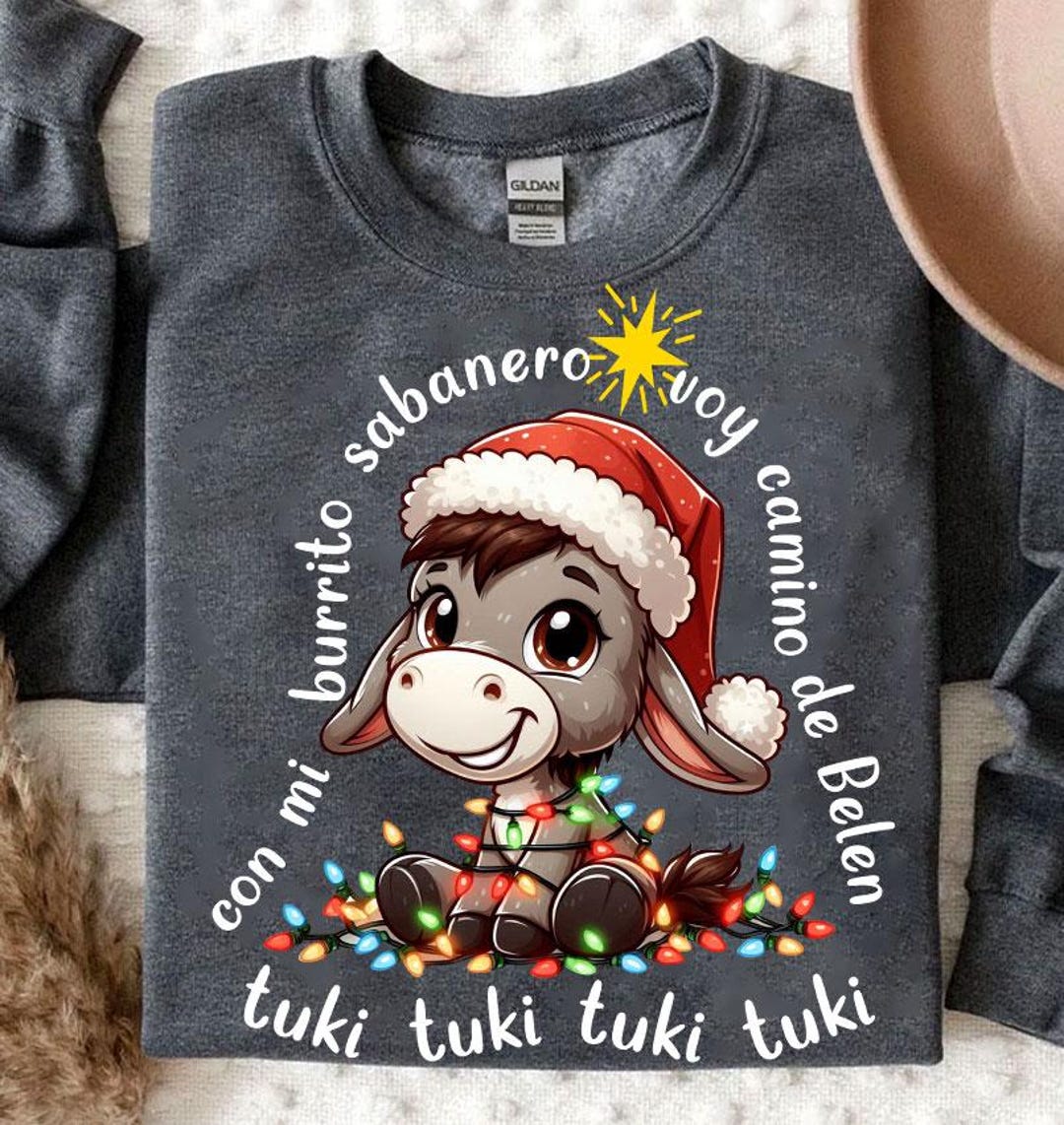 Mi Burrito Sabanero Mexican PNG, Feliz Navidad Coquette Christmas, Tuki ...