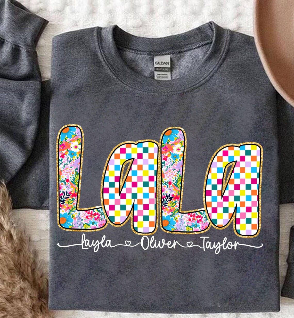 Glitter Lala Lolli Lollie Floral Bundle Png, Mothers Day Png, Preppy ...
