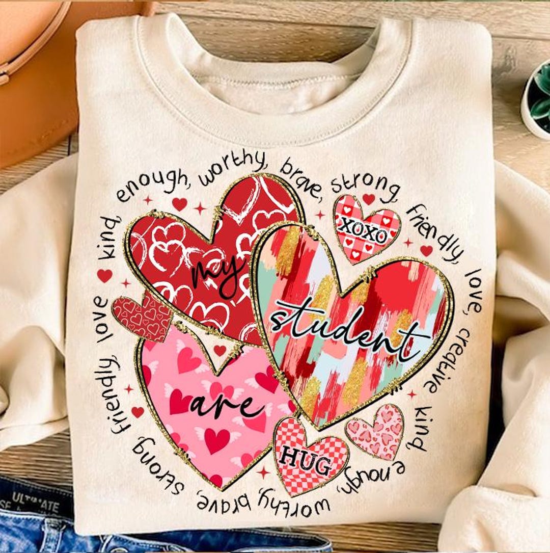 My Students Are Valentine PNG, Heart Candy Png, Positive Affirmations ...