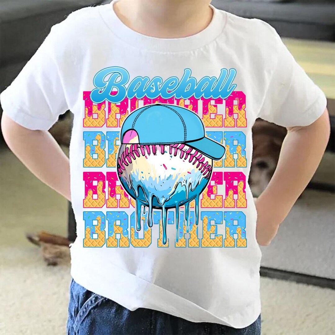 Baseball Brother Drip Png, Baseball Ice Cream Drip Png, Brother ...