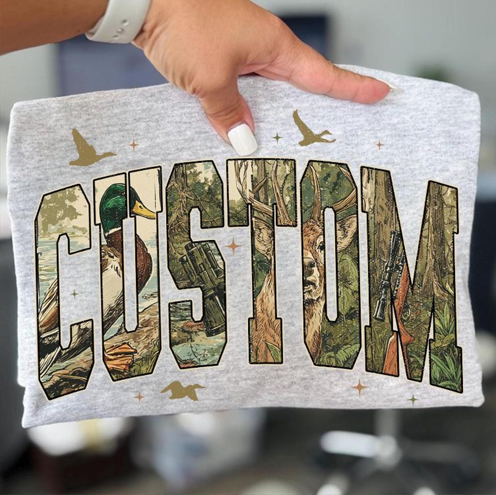 Retro Custom Camo Hunting Design Png, Dove Season With Old School Camo ...