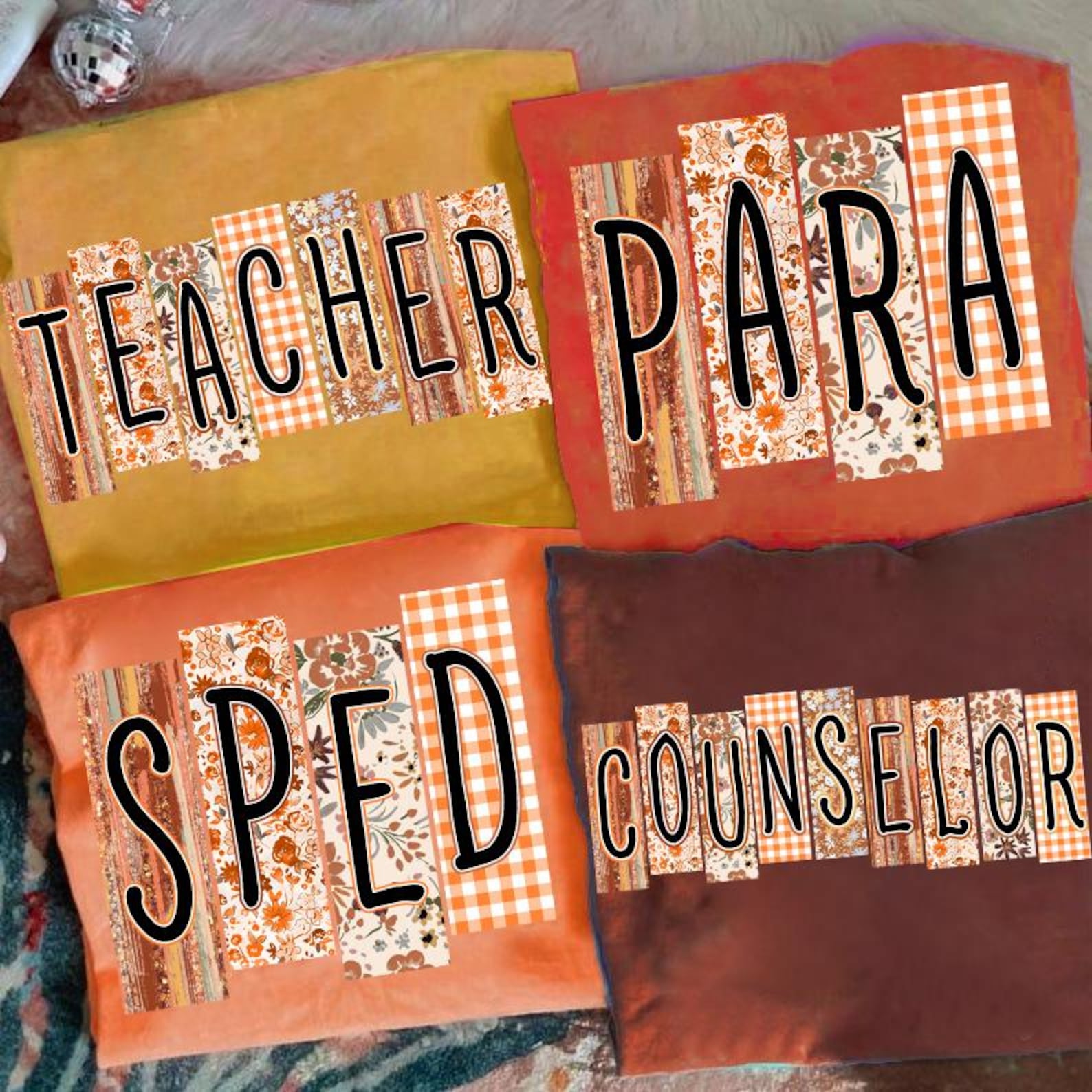 Preppy Floral Fall Teacher Bundle Png, Coquette Fall Teacher Lace Png ...