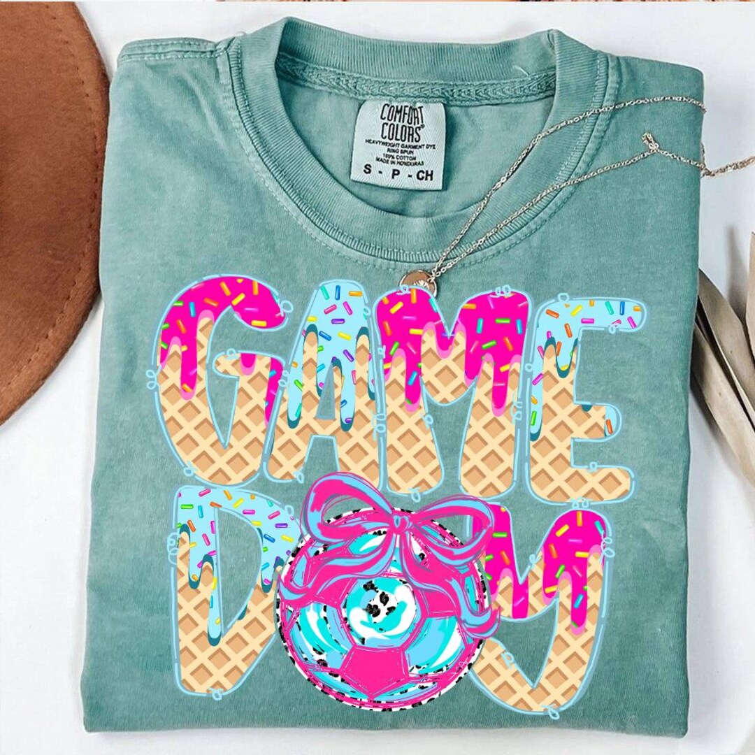 Soccer Game Day Drip Png, Preppy Soccer Ice Cream Drip Png, Mama Soccer ...