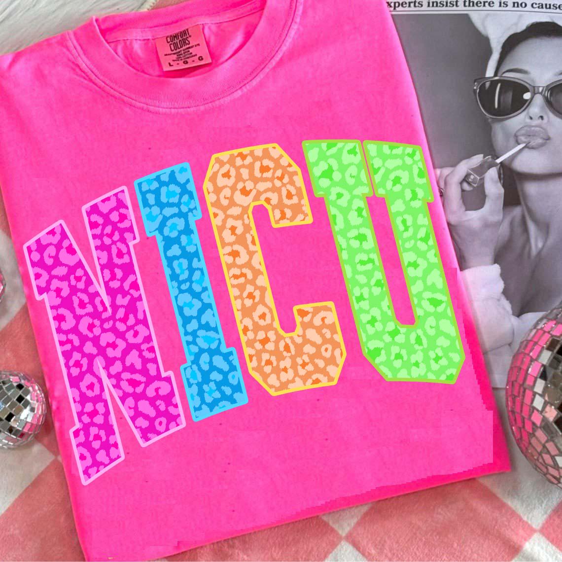 Neon Leopard Nurse Bundle PNG, Nurse Neon Distressed Png, Nurse CNA RN ...