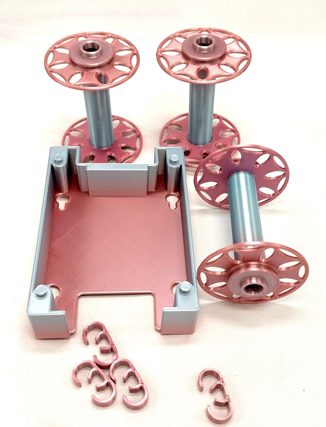 EEW Nano 2 Spinning Wheel 3D Printed Battery Case W/ 3 Bobbins ...