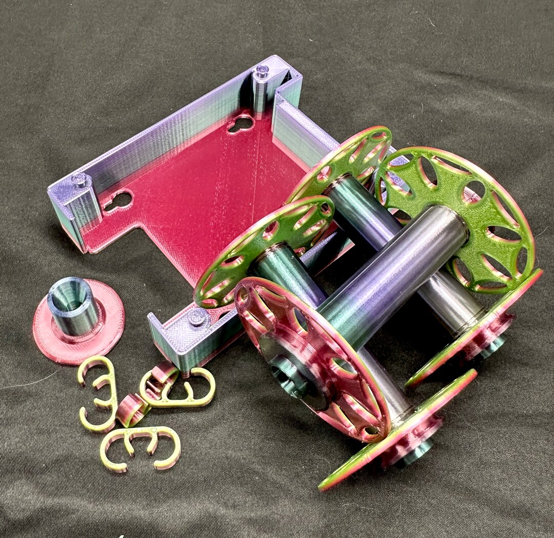 EEW Nano 2 Spinning Wheel 3D Printed Battery Case W/ 3 Bobbins electric ...