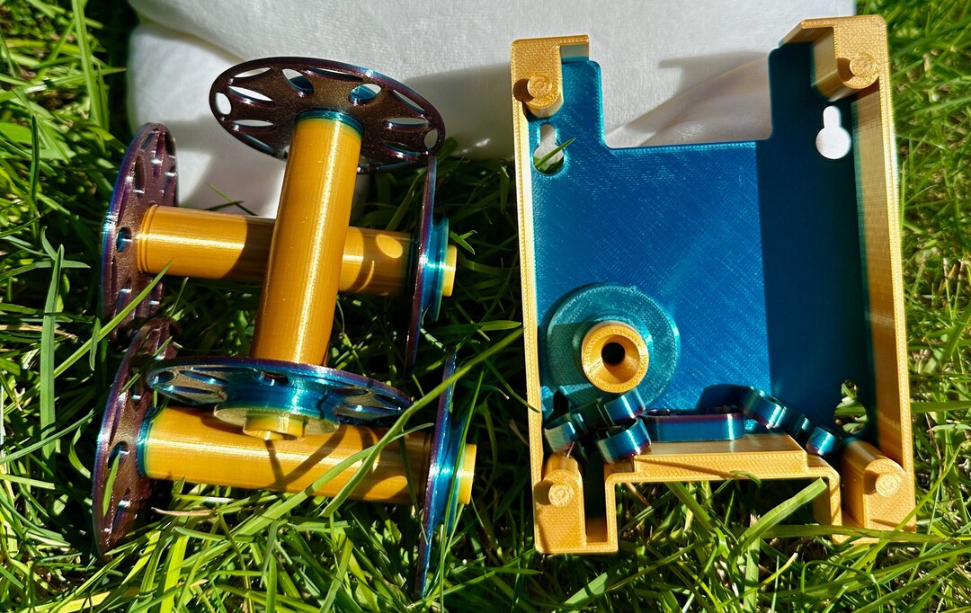 EEW Nano 2 Spinning Wheel 3D Printed Battery Case W/ 3 Bobbins electric ...