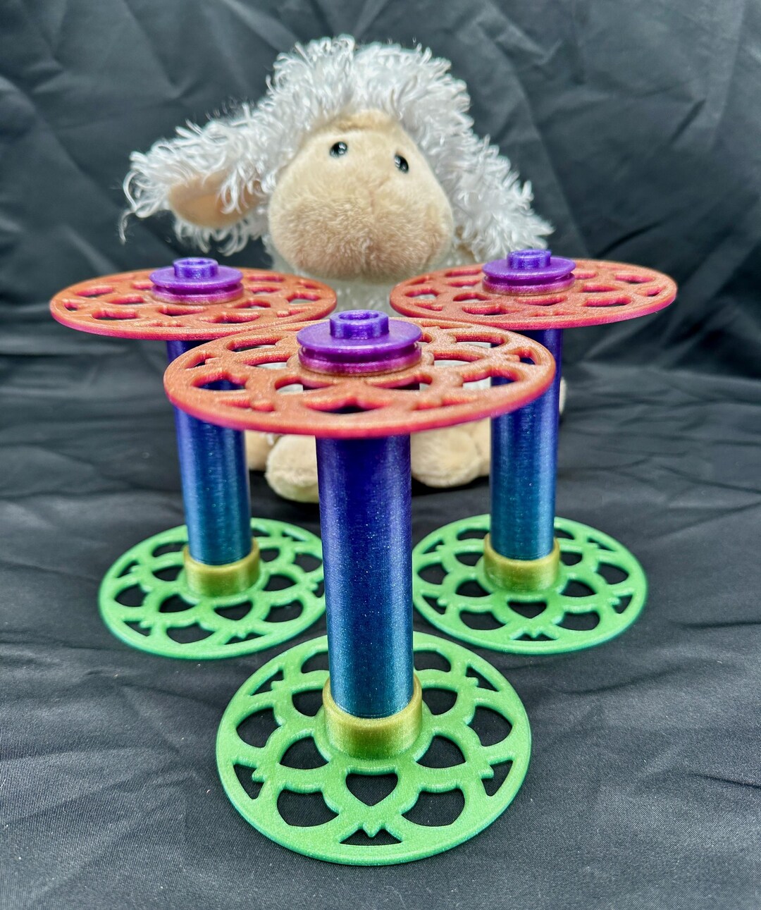 Set of 3 Electric Eel Spinning Wheel 6.0 & 6.1 Bobbins 3D Printed EEW 6 ...