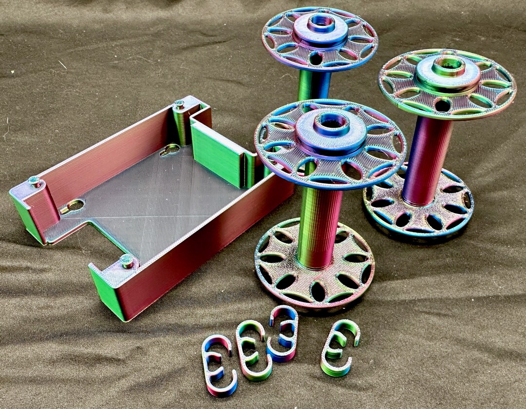 EEW Nano 2 Spinning Wheel 3D Printed Battery Case W/ 3 Bobbins electric ...