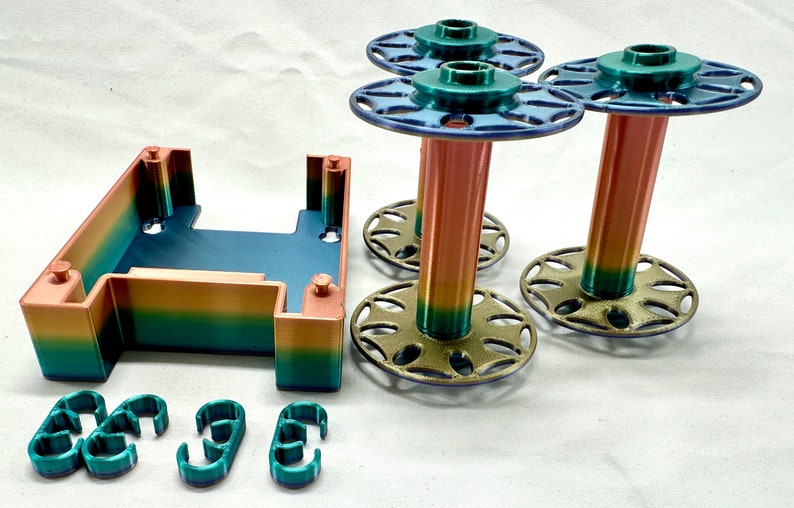 EEW Nano 2 Spinning Wheel 3D Printed Battery Case W/ 3 Bobbins electric ...