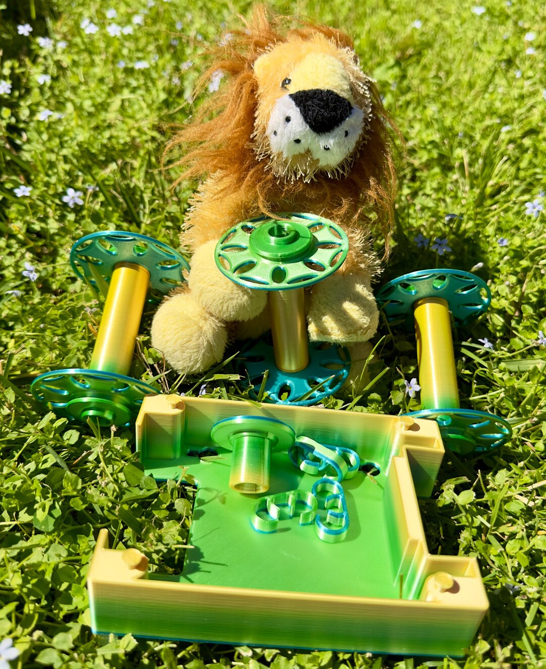 EEW Nano 2 Spinning Wheel 3D Printed Battery Case W/ 3 Bobbins electric ...