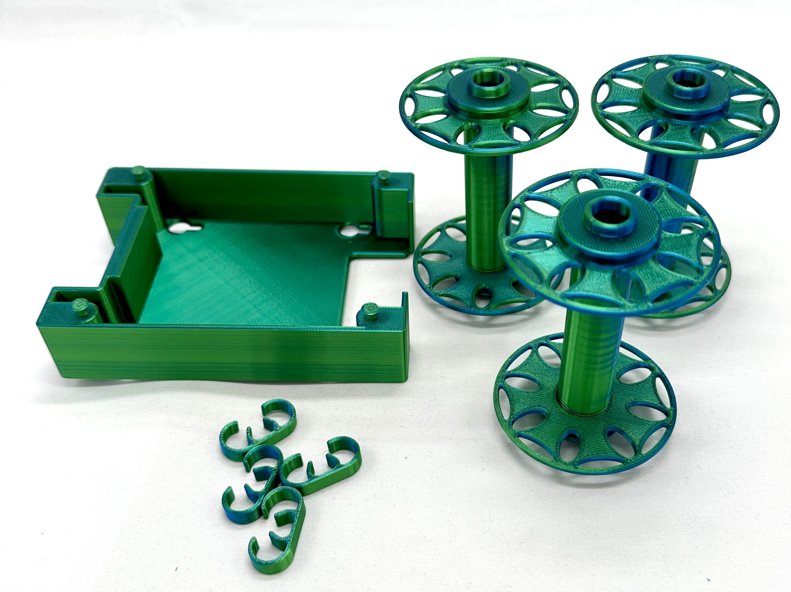 EEW Nano 2 Spinning Wheel 3D Printed Battery Case W/ 3 Bobbins - Etsy