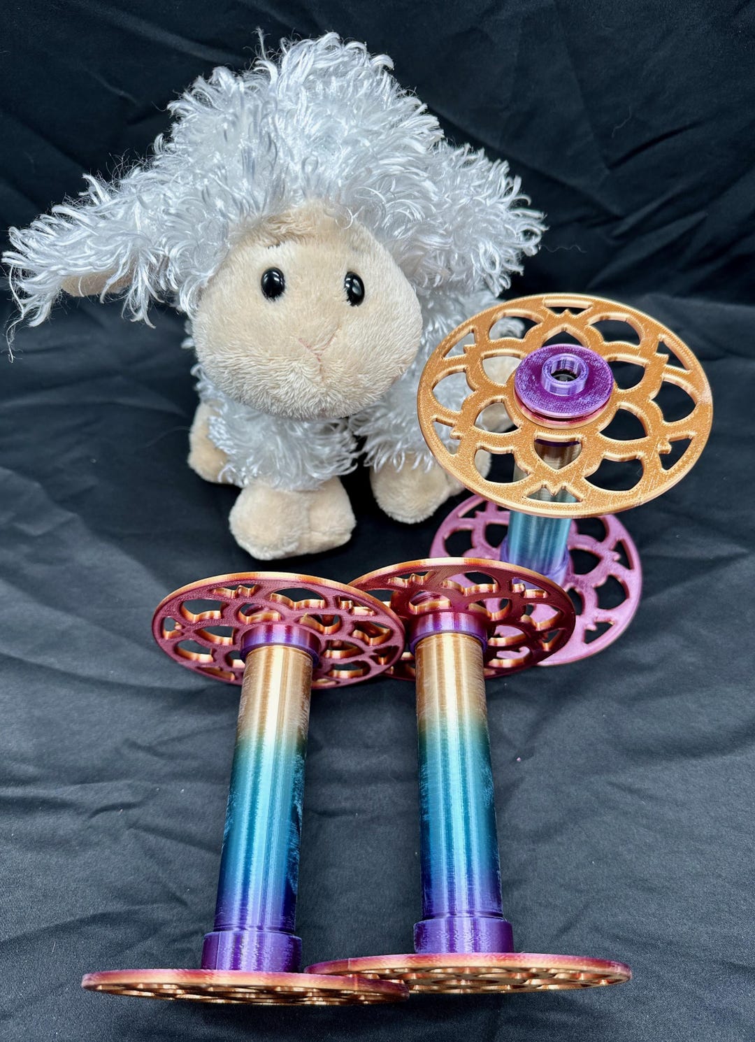 Set of 3 Electric Eel Spinning Wheel 6.0 & 6.1 Bobbins 3D Printed EEW 6 ...