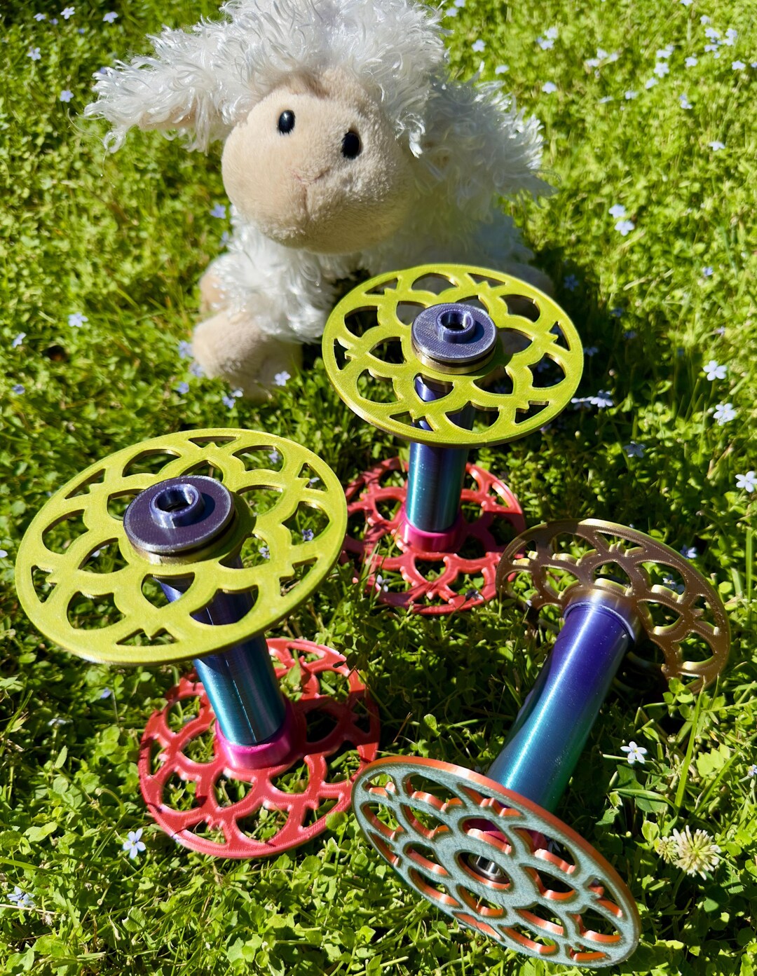 Set of 3 Electric Eel Spinning Wheel 6.0 & 6.1 Bobbins ~3D Printed ~EEW ...