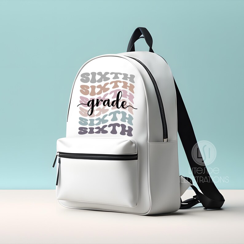 Sixth Grade Design PNG, SVG - Etsy