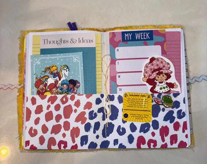 Nostalgia Themed Journal - Handmade Junk Journal - Altered Composition ...