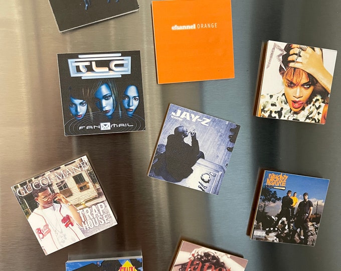 Mini Music Album Magnets & Stickers - Etsy