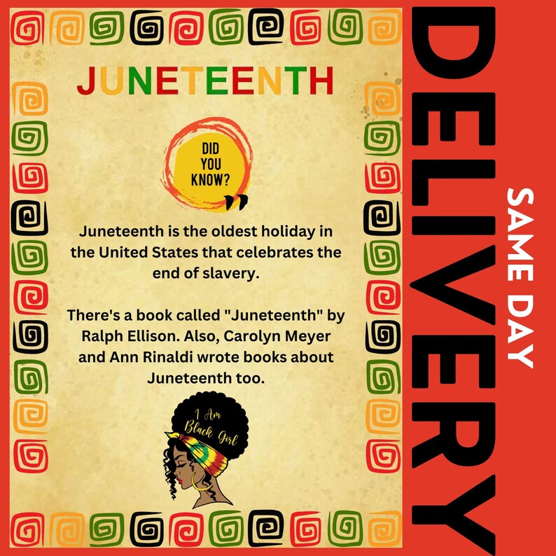 Juneteenth History Posters (set of 10), Historical, Freedom Posters ...