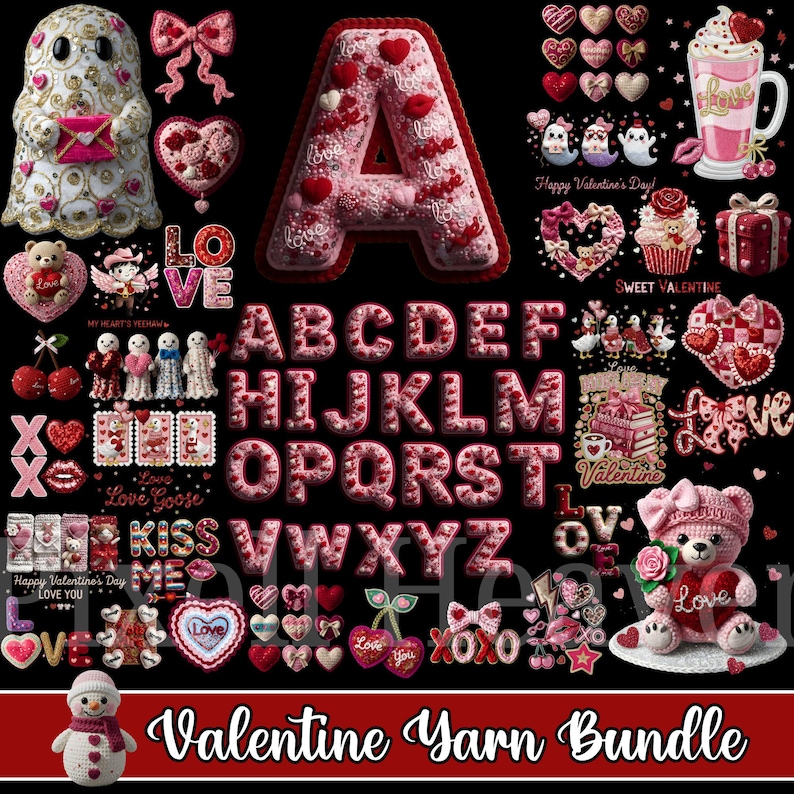 8500+ Valentine Mega Bundle Png Bundle, Retro Valentine Png, Valentines ...