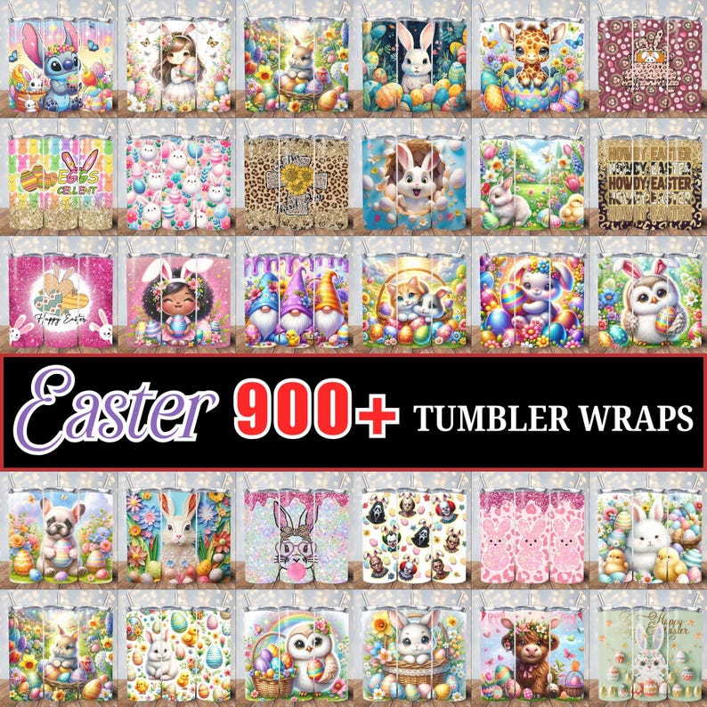 2500+ Easter Mega Bundle, Easter Png Bunde, Cartoon Easter Bundle ...