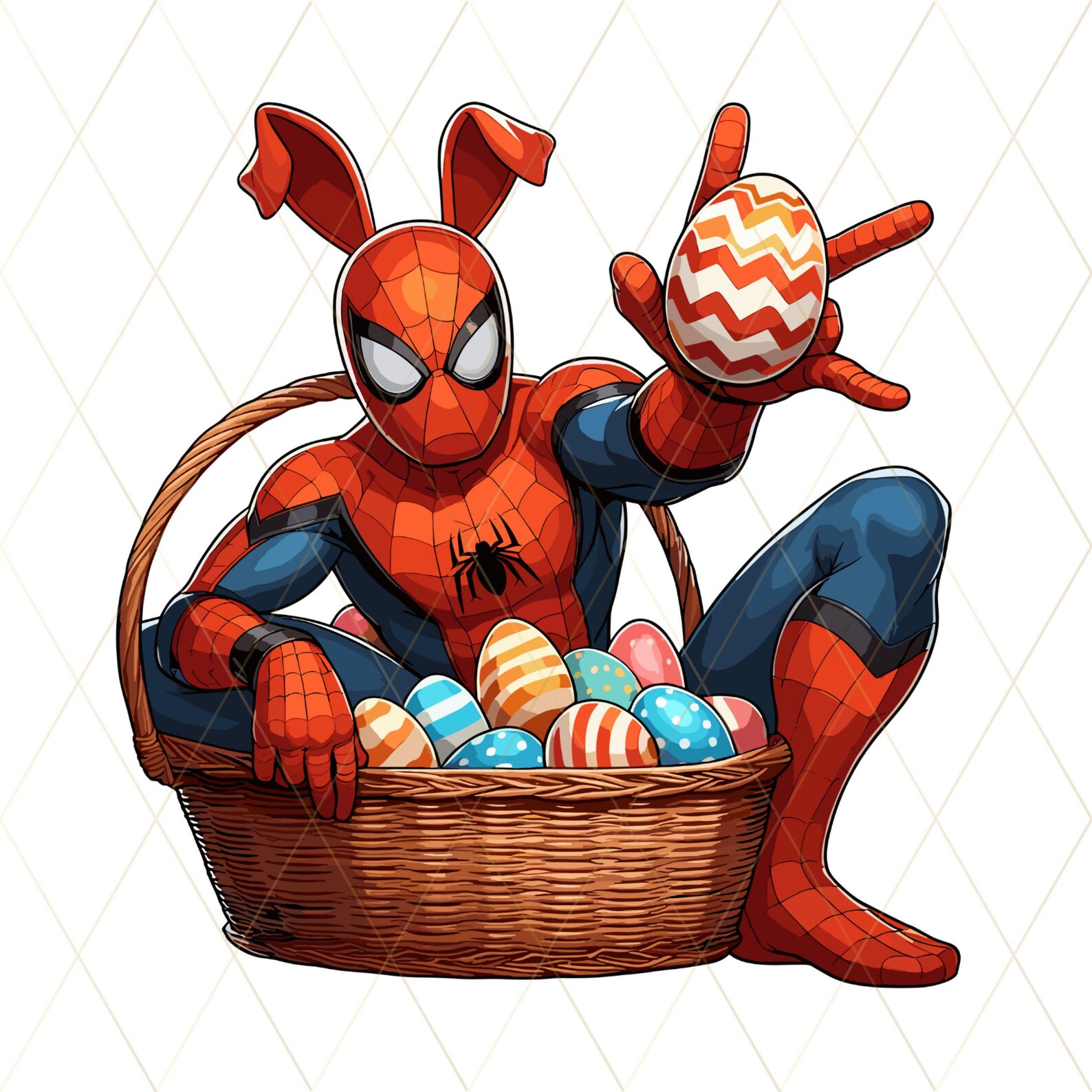Easter Day Superhero Png, Hero Easter Png, Happy Easter Day Png, Funny ...