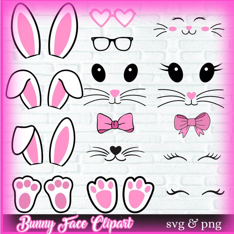Bunny Face - Etsy