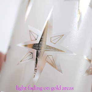 Vintage North Star Frosted Tumblers W/ Gold Trim Set of 2 by Dominion ...