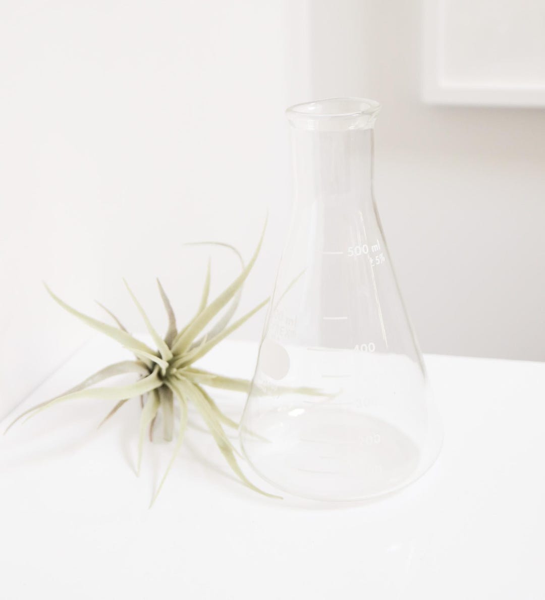 Vintage Pyrex 500ml Erlenmeyer Flask No. 4980, Glass Beaker Vessel ...