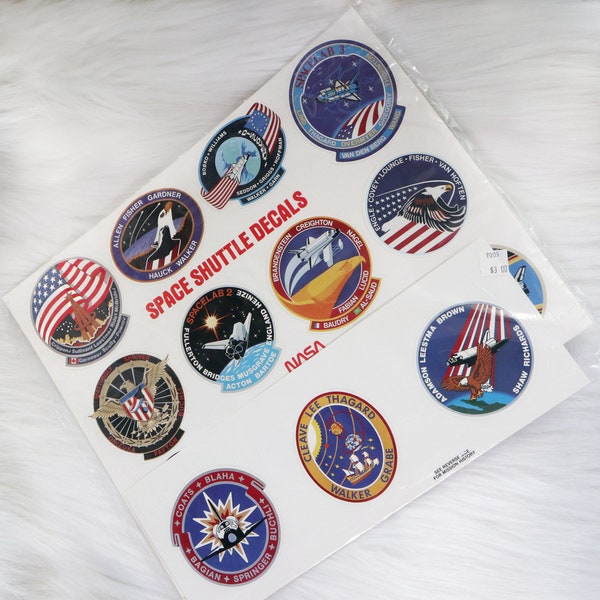 Nasa Space Shuttle Decal - Etsy