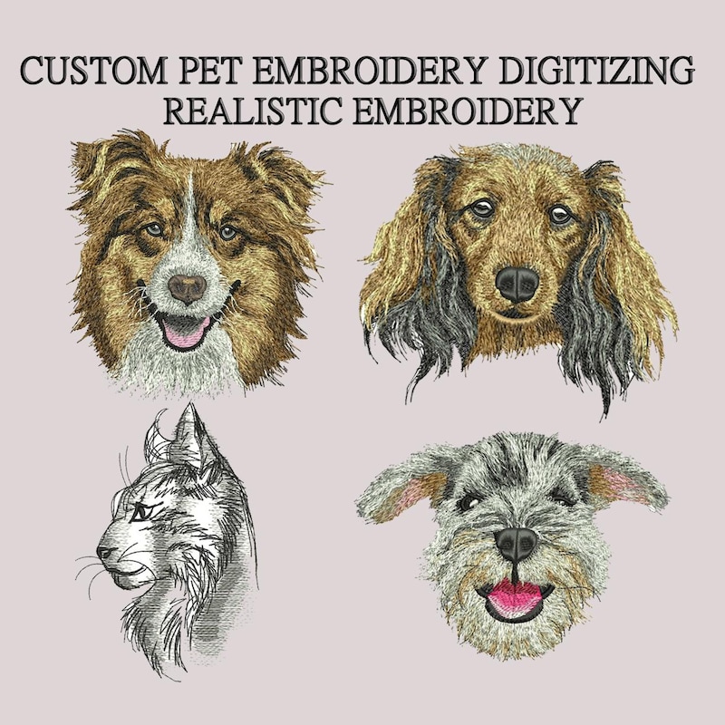 Pet Embroidery - Etsy