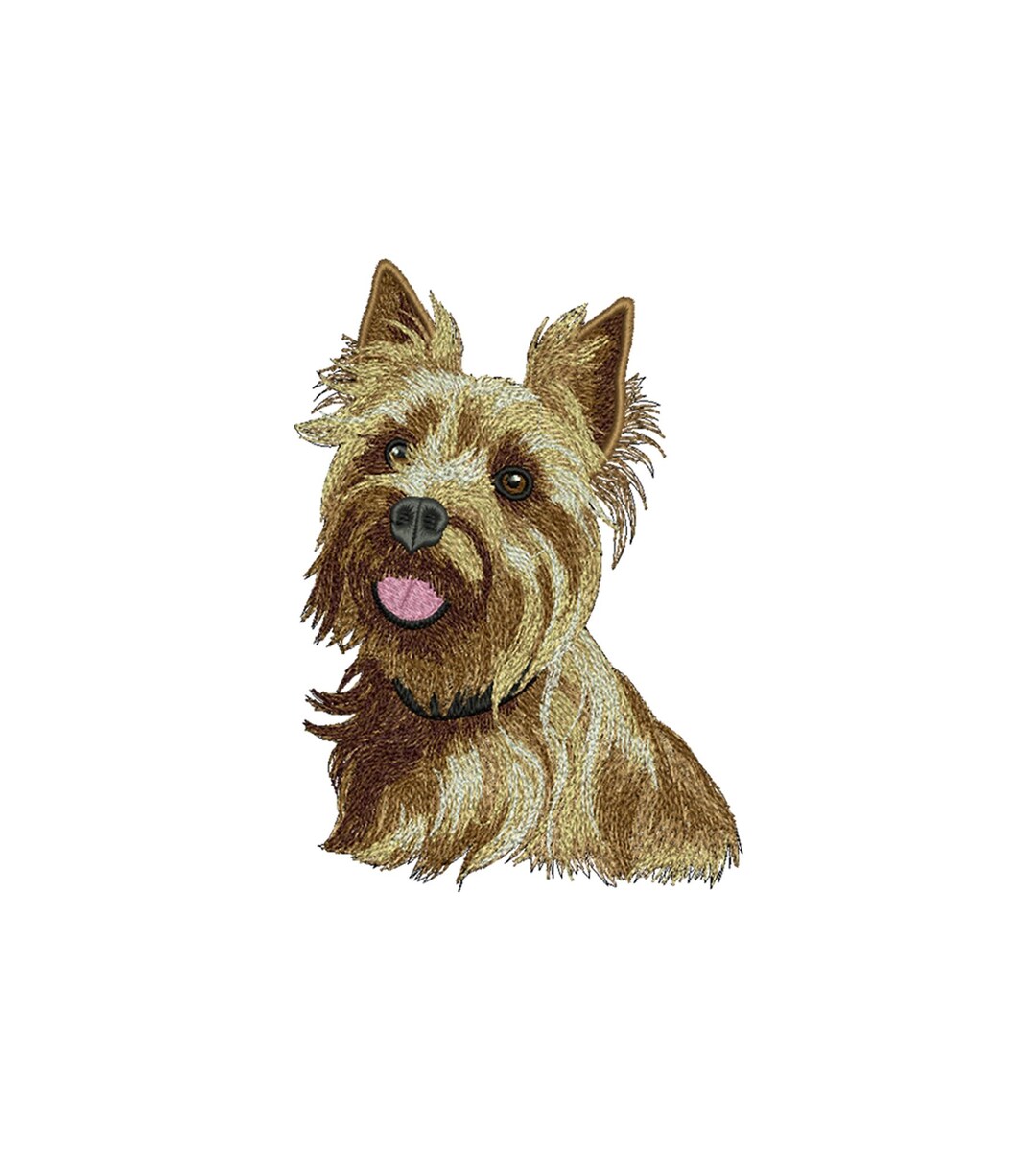 Yorkshire Terrier Dog Embroidery Designs , Dog Embroidery Pattern ...