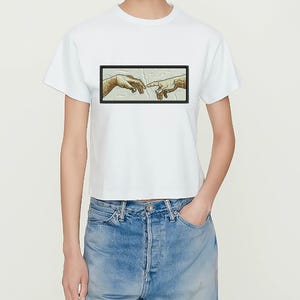 Creation of Adam Embroidery Design: Michelangelo Art (digital Download ...