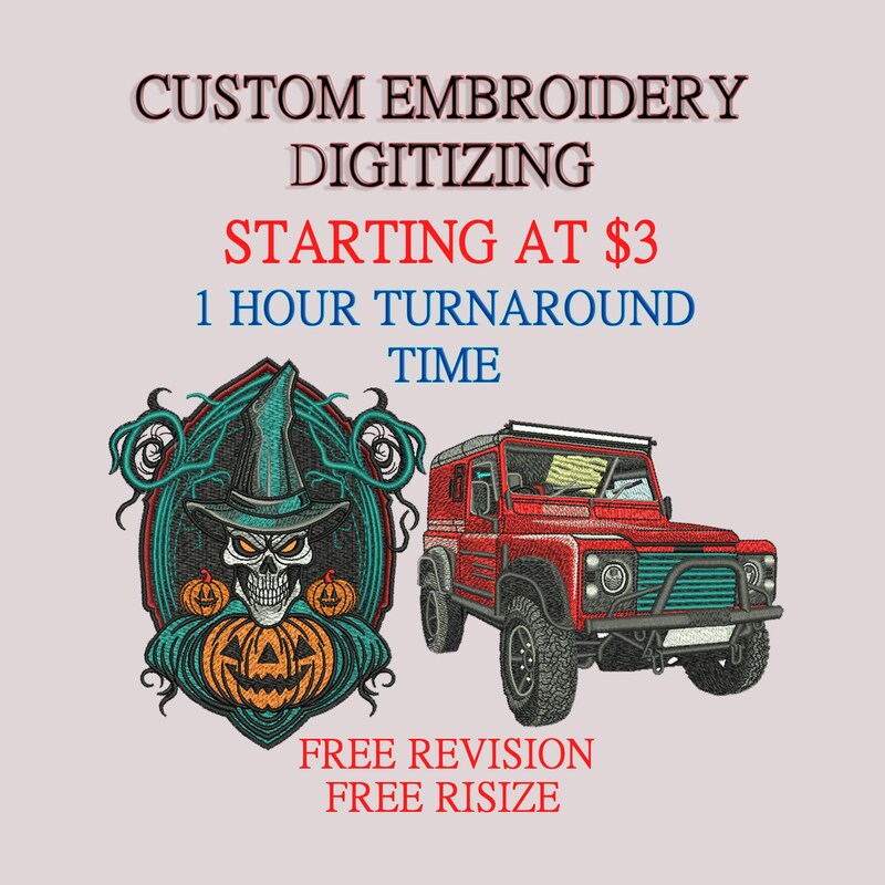 Custom Embroidery - Etsy