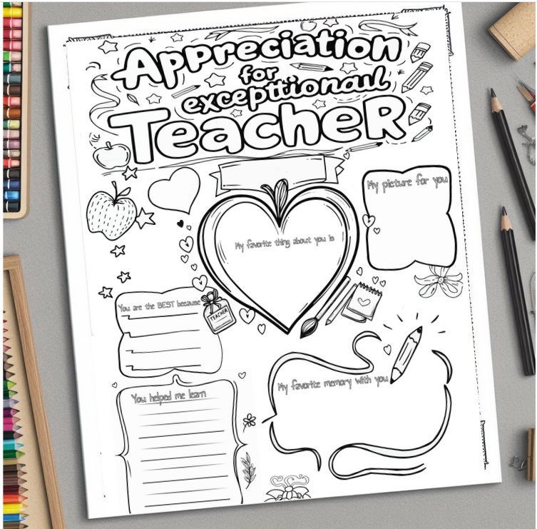 Teacher Appreciation Printable Card, Teacher Appreciation Gift ...