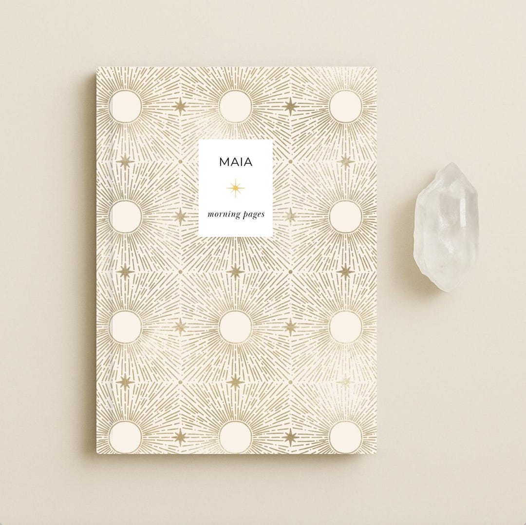 Custom Name Notebook: Golden Suns Journal | Therapy Journal ...