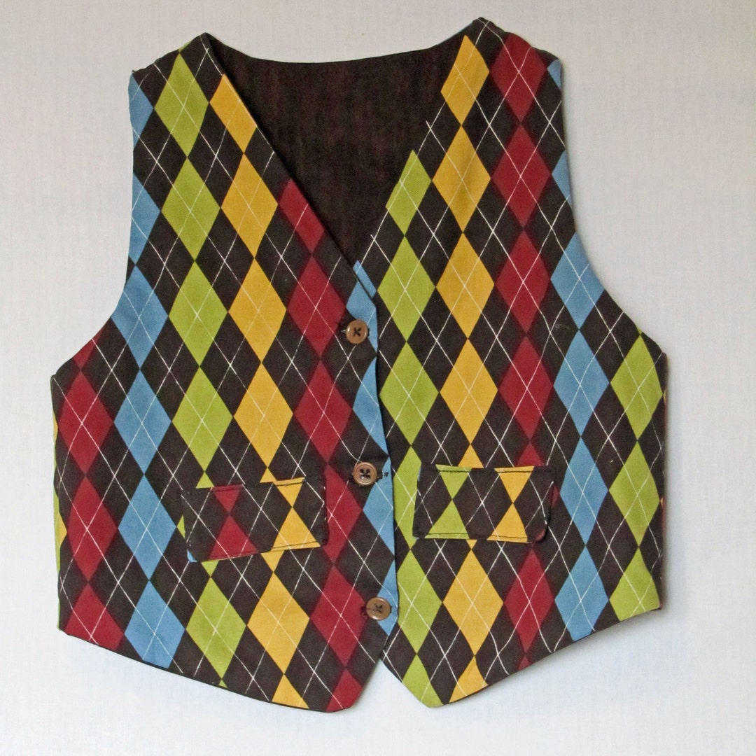 Gents and Ladies Reversible Vest Sewing Pattern PDF Epattern. Boy, Girl ...