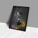 Lionel Messi Poster Neon Argentinian Soccer Player Canvas Wall Football ...
