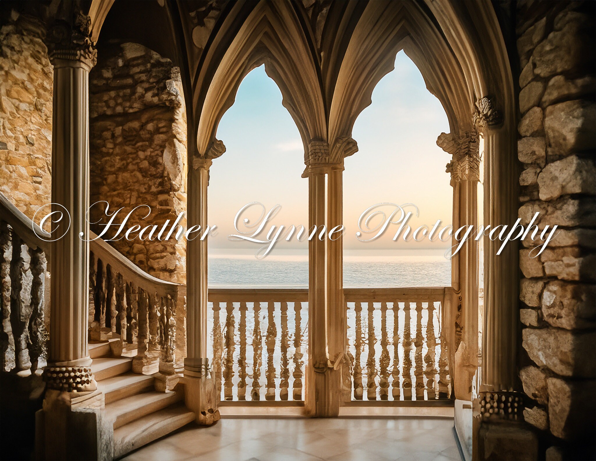 Digital Castle Backdrops - Etsy