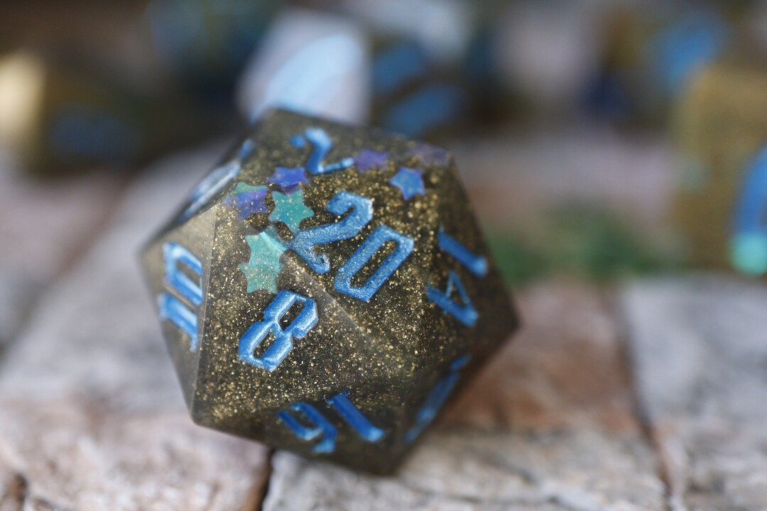 Astral Treasure Hand Made Resin Dice Set - Etsy