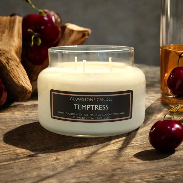 Small Almond Candle - Etsy