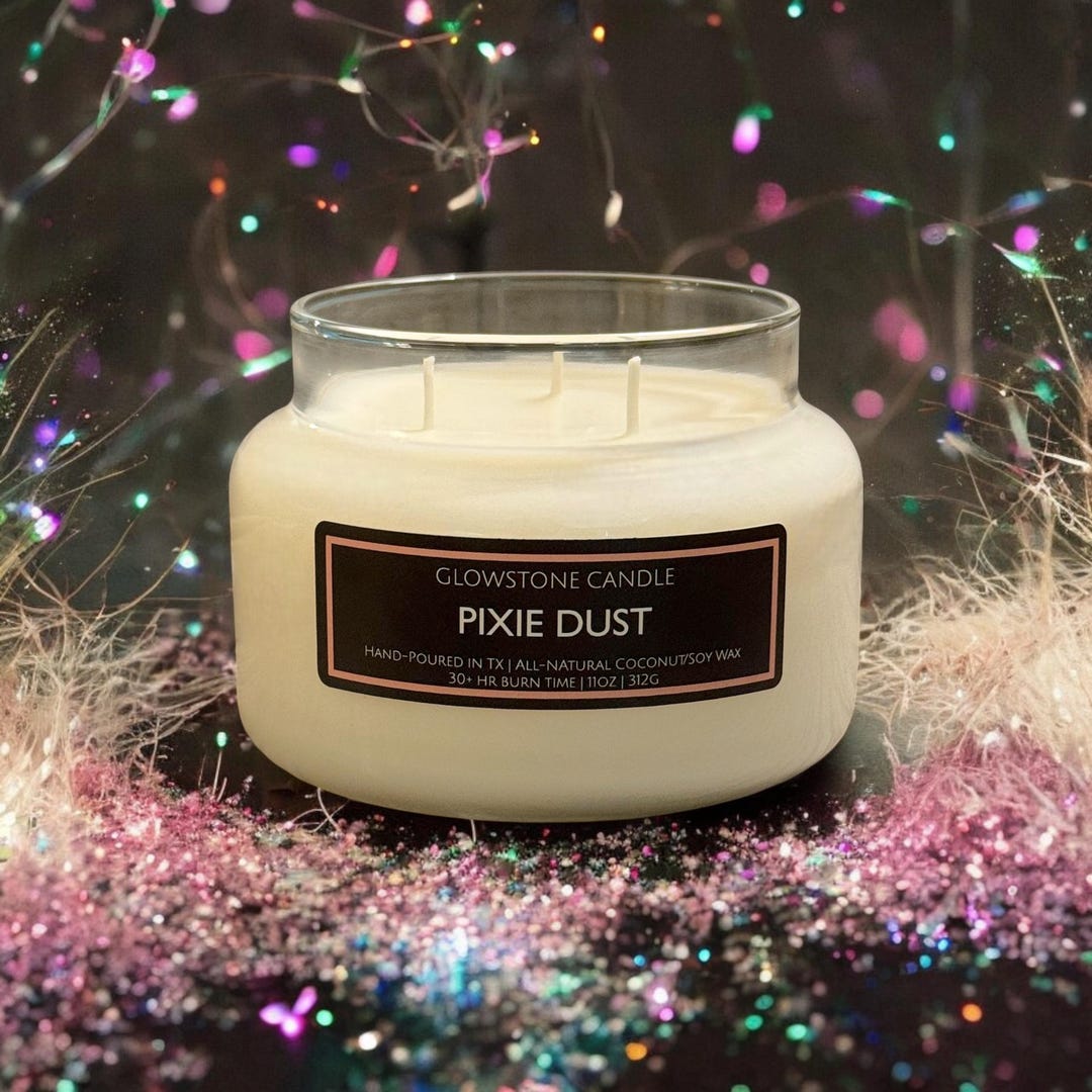 Pixie Dust | Non-toxic Soy/coconut Wax Candle | Sugar | Strawberry ...