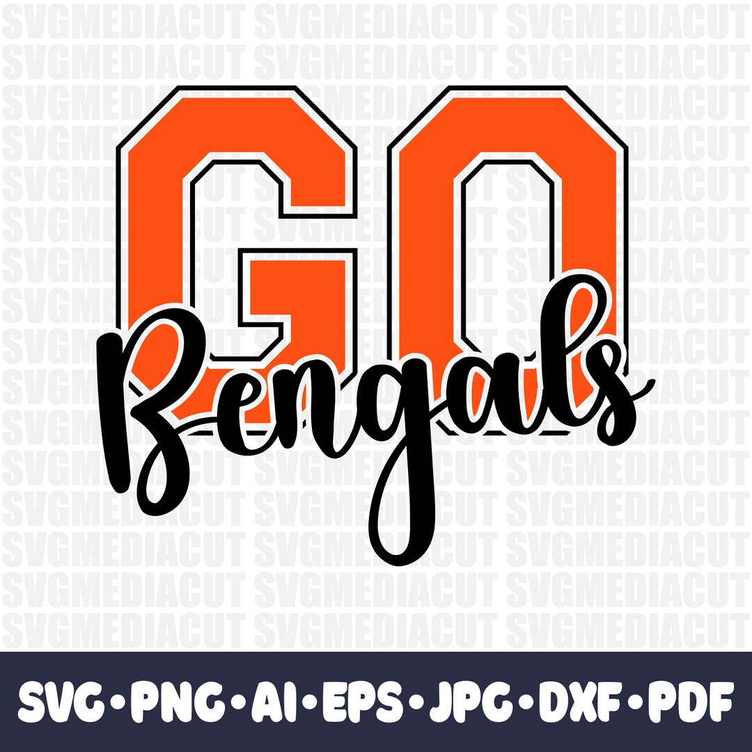 Bengals Football SVG Cricut Cut File. Love Team PNG Clipart. Rugby ...