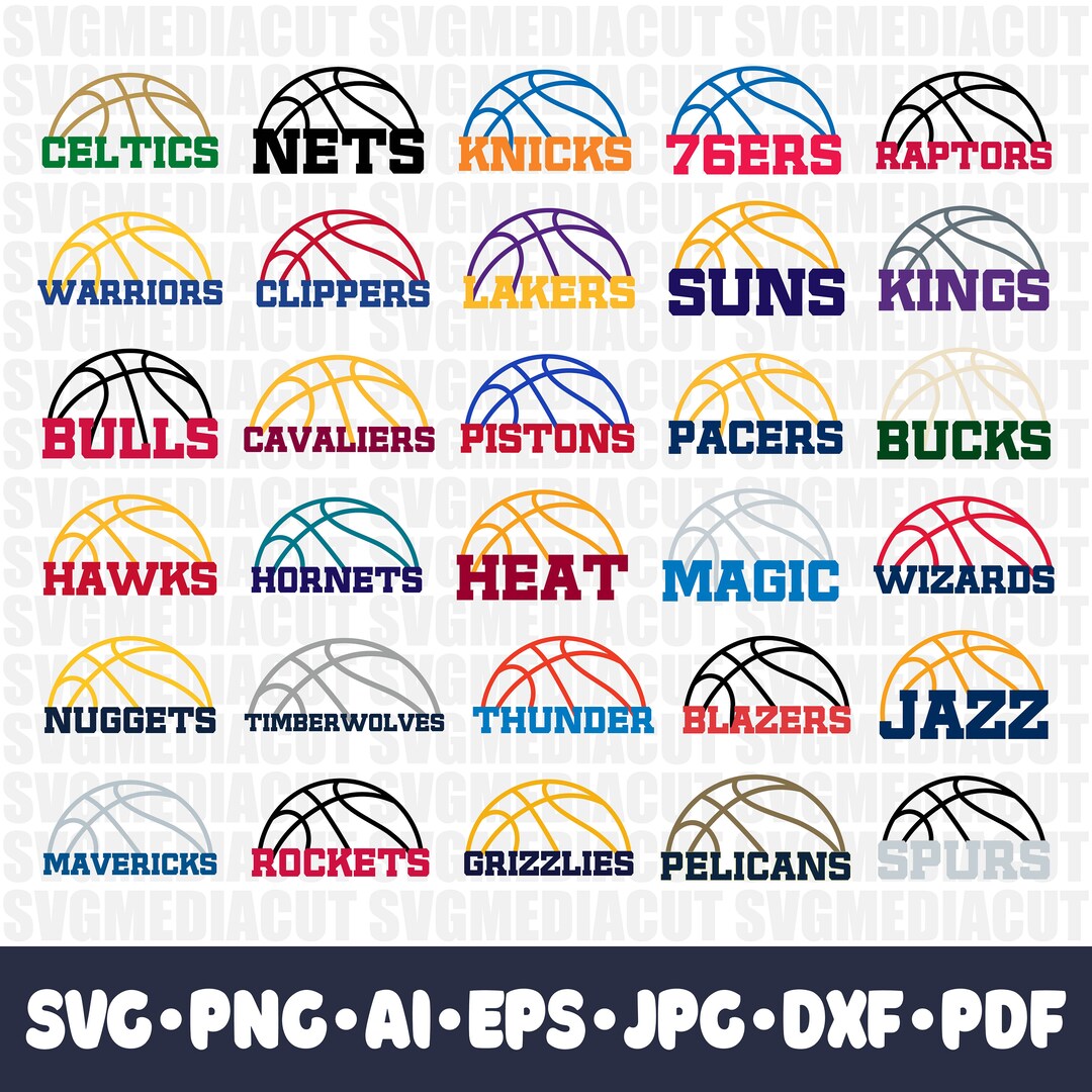 Basketball Bundle SVG Cricut Cut Files. PNG Clipart. Silhouette Print ...