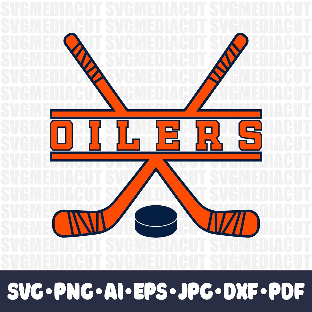 Oilers Hockey SVG Cricut Cut File. Hockey on Ice Team PNG Clipart. Love ...