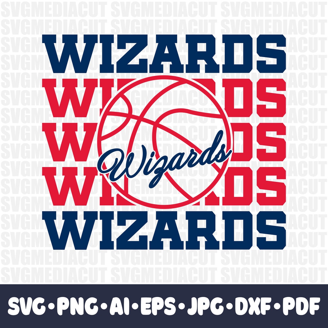 Wizards SVG Cricut Cut File. Basketball Team PNG Clipart. Cheer ...