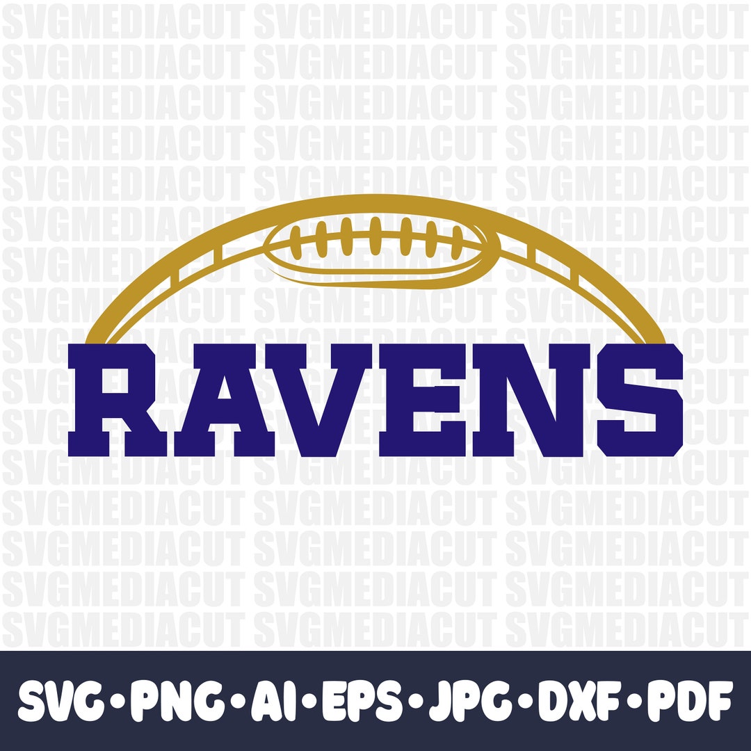 Ravens Football SVG Cricut Cut File. Love Team PNG Clipart. Rugby ...