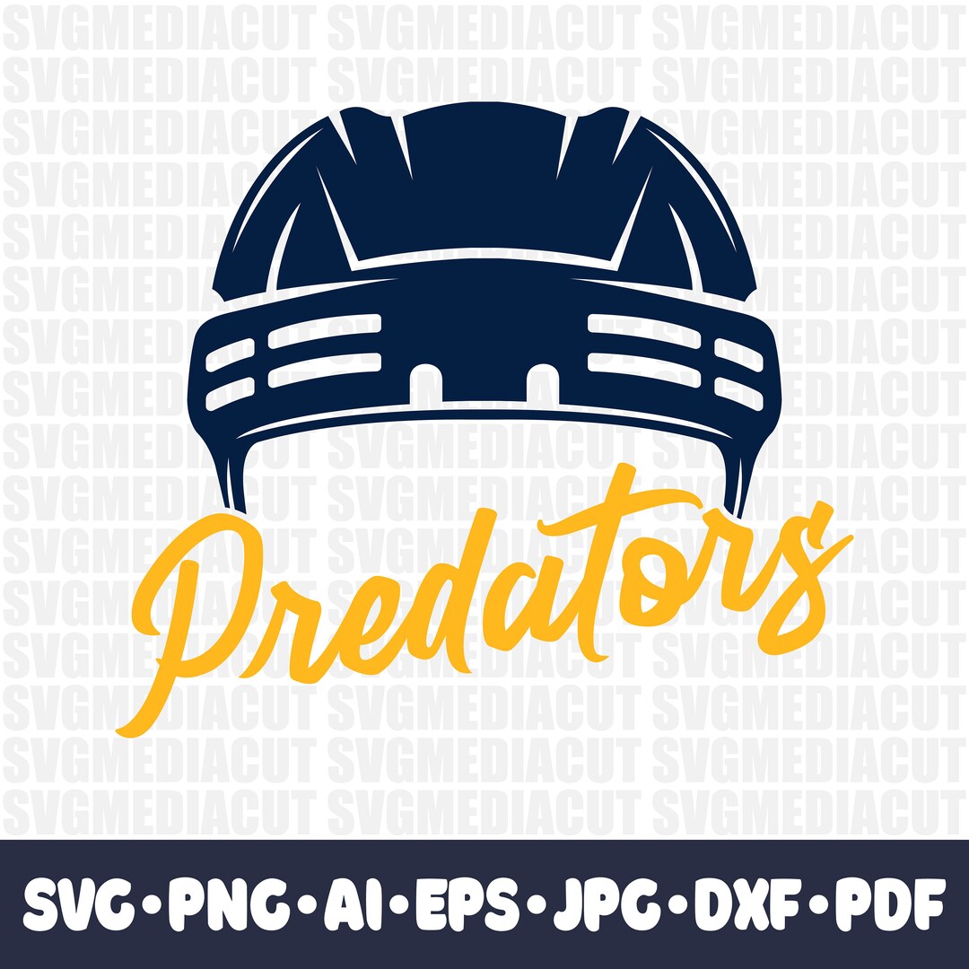Predators Hockey SVG Cricut Cut File. Love Hockey on Ice Team PNG ...